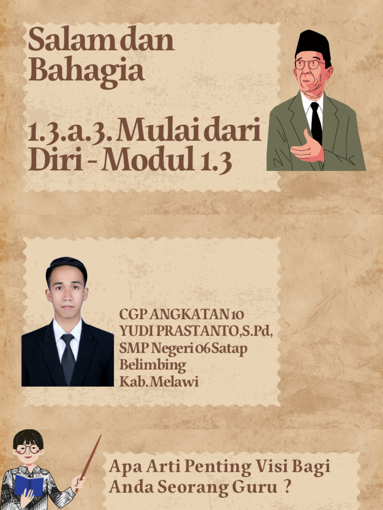 1.3.a.3. Mulai Dari Diri - Modul 1.3 | PDF | Karier & Perkembangan | Pengembangan Diri