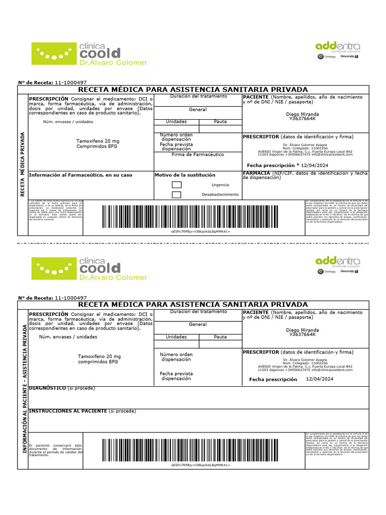 Diego Miranda! PDF | PDF | Farmacia | Medicamentos con receta