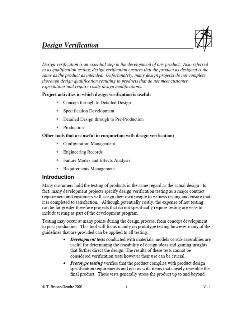 Design Verification | PDF | Verification And Validation | Formal ... Design Verification | PDF | Verification And Validation | Formal ...