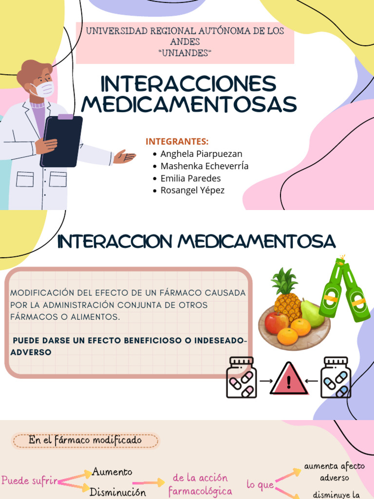 Interacciones Medicamentosas: Sinergia y Antagonismo | PDF | Farmacología | Analgésico