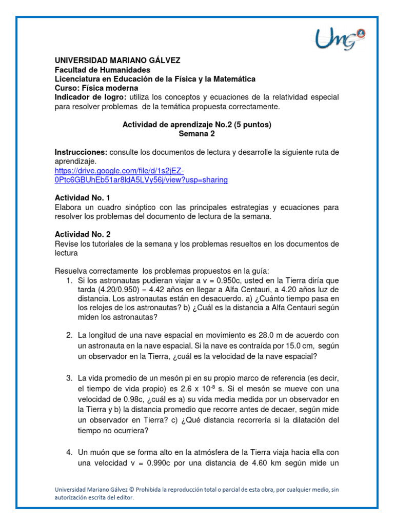 Guia No.2 FM | PDF | Hora | Espacio exterior