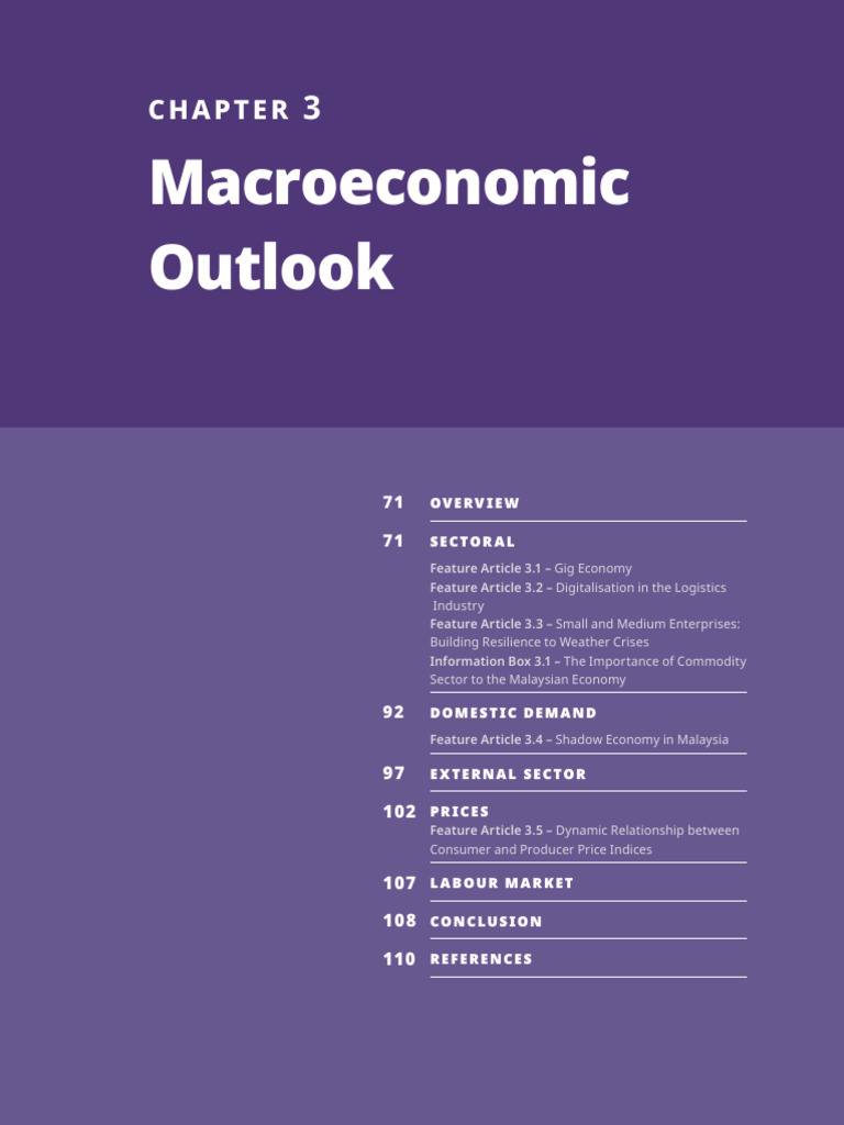 Chapter-3 Macro Outlook | PDF | Employment | Internet Of Things