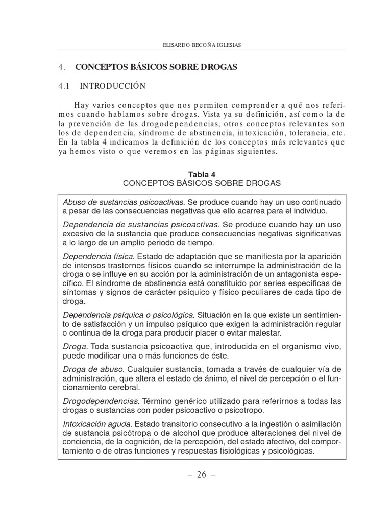 Conceptos Básicos Sobre Drogas y Tipos de Drogas 2 | PDF | Cocaína | La dependencia de sustancias