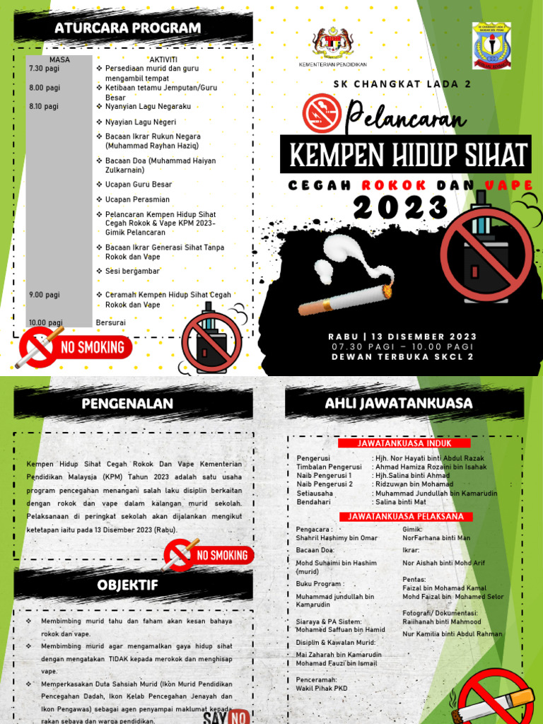 Buku Program Cegah Rokok Dan Vape by Cikgupress Com Versi Jimat | PDF