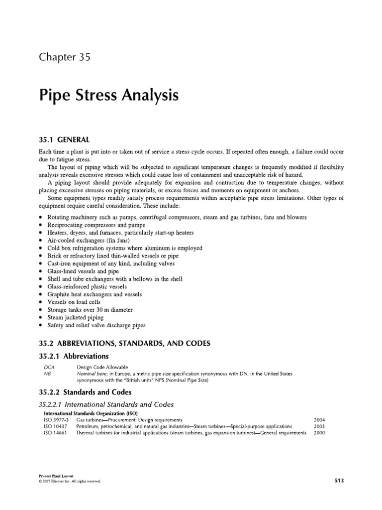 Pipe Stress Analysis Note-Ebook | PDF