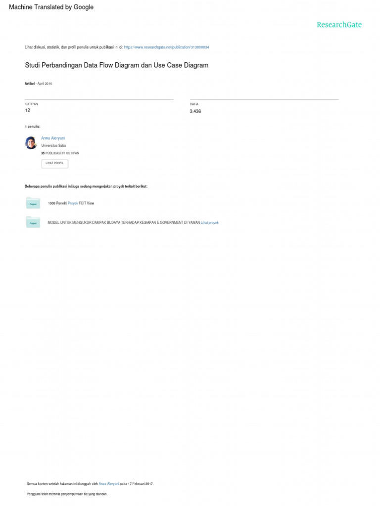 Jurnal Use Case Diagram Pdf
