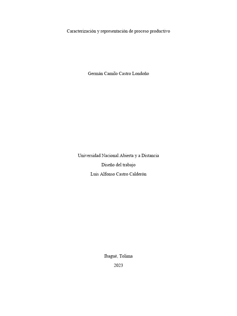 Tarea 1 - Camilo Castro | PDF | Business | Ingeniería