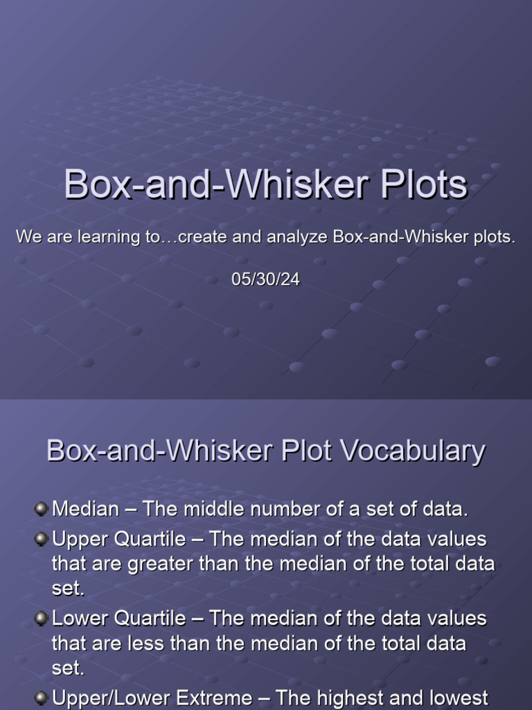 Box Plots | PDF | Descriptive Statistics | Robust Statistics