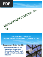 DOLE Department Order 13 Guidelines | PDF | Occupational Safety And ...