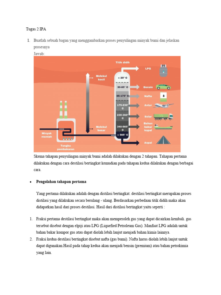 Proses Penyulingan Minyak Bumi | PDF | Teknologi & Rekayasa