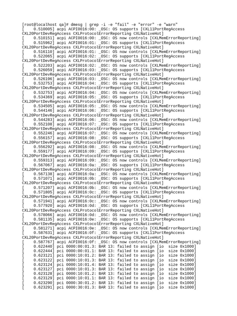 dmesg_fail | Download Free PDF | Bios | Booting