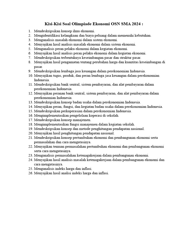 Materi Osn 2024 | PDF | Karier & Perkembangan | Bisnis