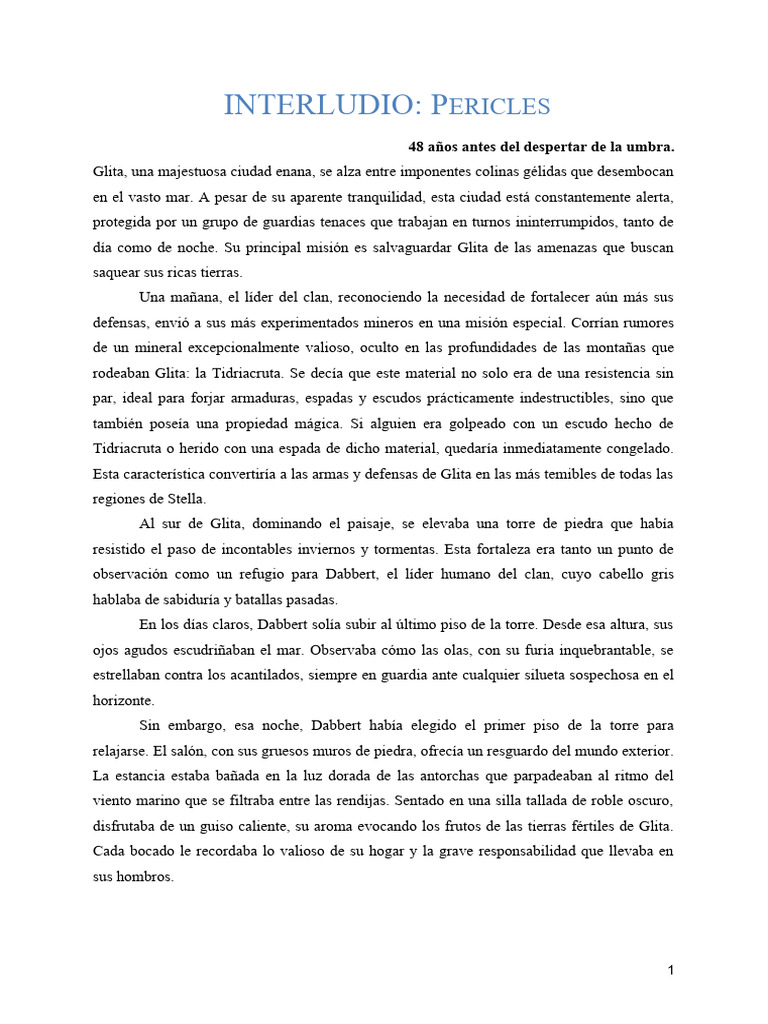 Interludio Pericles | PDF