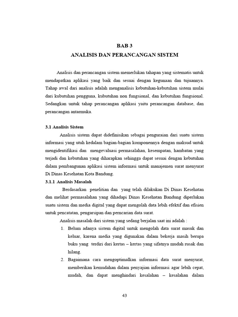 Contoh Skripsi BAB III | PDF