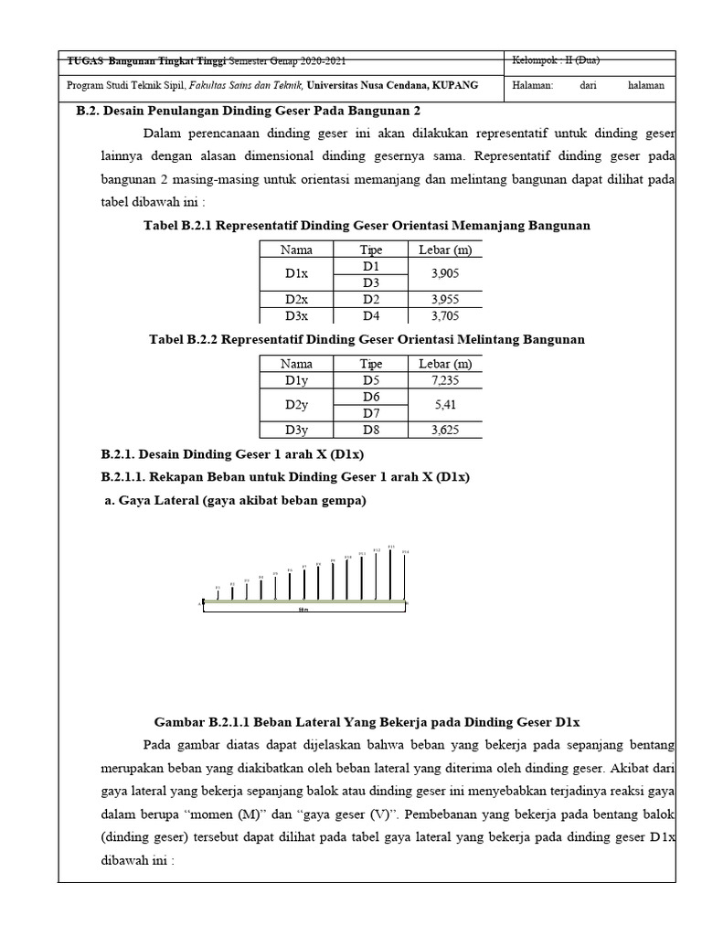 Desain Dinding Geser Bangunan Tinggi | PDF