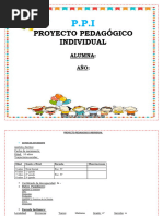 Instructivo Proyecto Pedagogico Individual para La Inclusion Ppi | PDF | Inclusión (Educación ...
