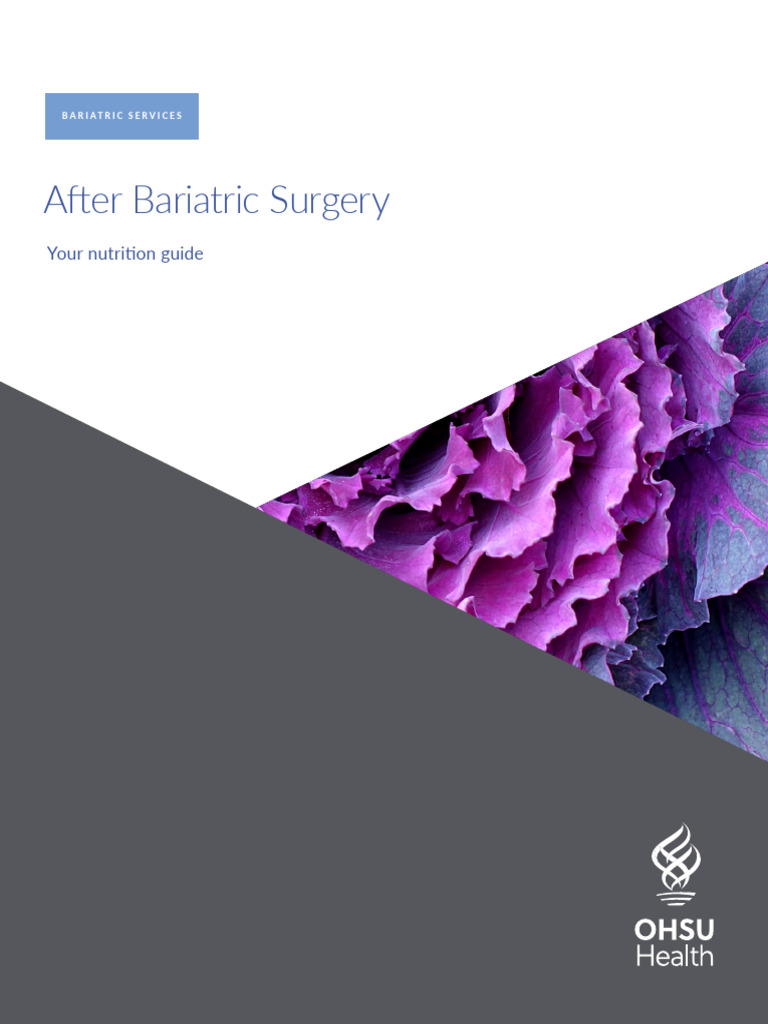 OHSU Bariatric Surgery Nutrition Guide | PDF | Foods | Milk