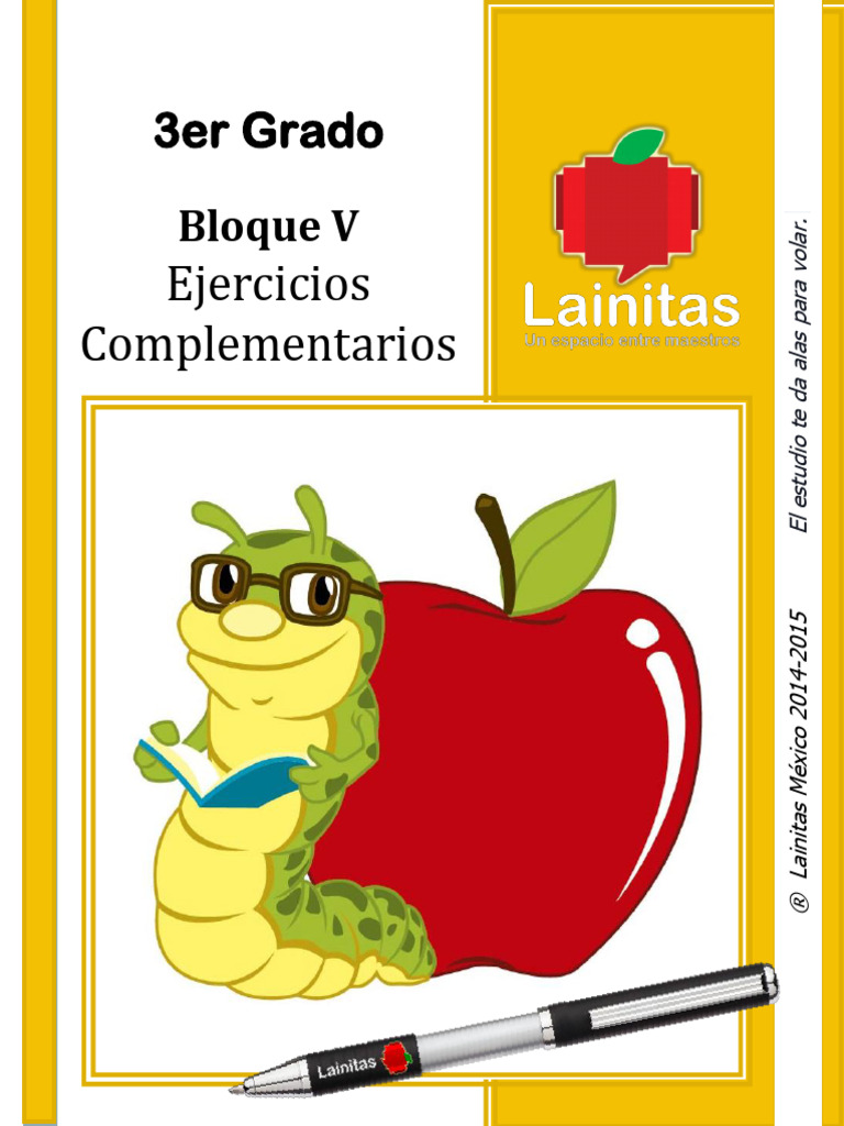 3er Grado - Bloque 5 - Ejercicios Complementarios LAINITAS | PDF ... 3er Grado - Bloque 5 - Ejercicios Complementarios LAINITAS | PDF ...