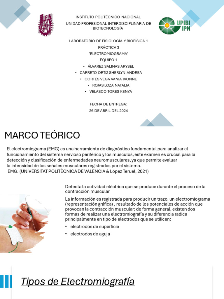 ELECTROMIOGRAMA | PDF | Electromiografia | Músculo
