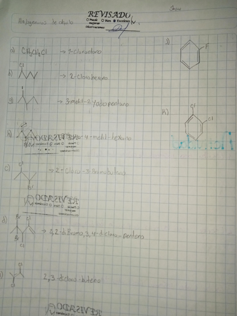 Haluros de Alquil | PDF