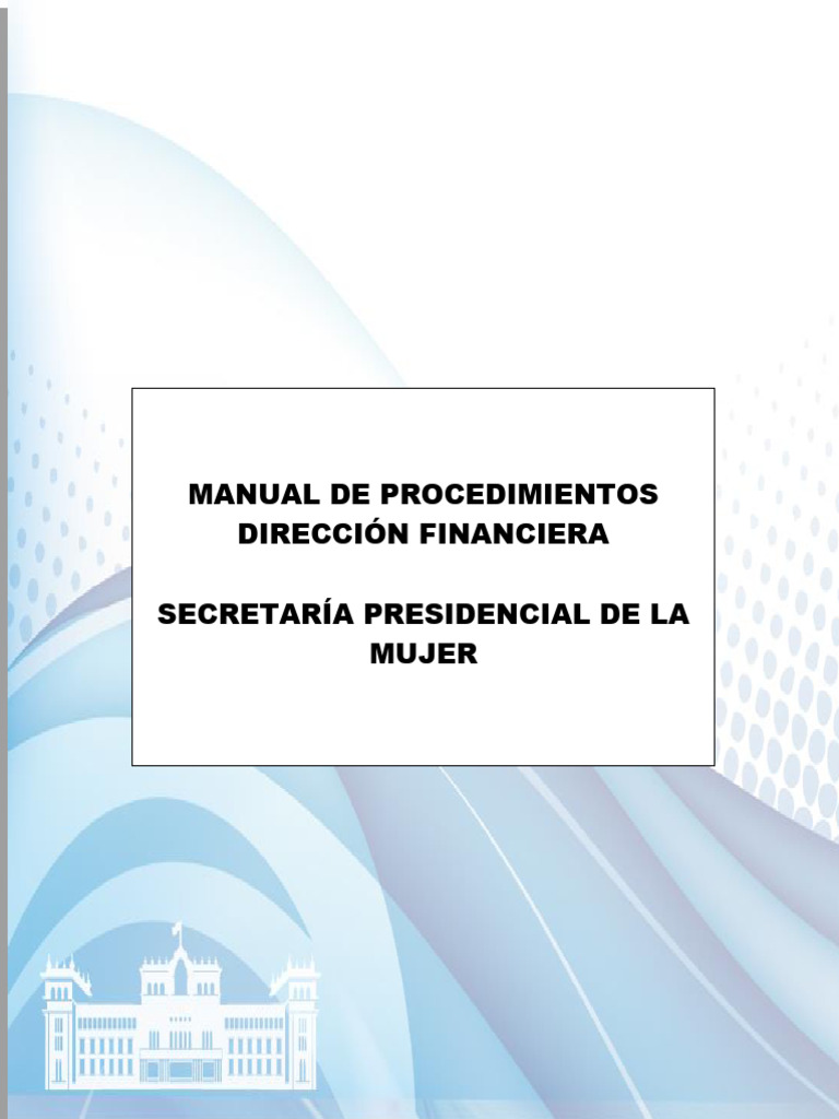 Manual de Procesos y Procedimientos Financiero | PDF | Contabilidad | Presupuesto