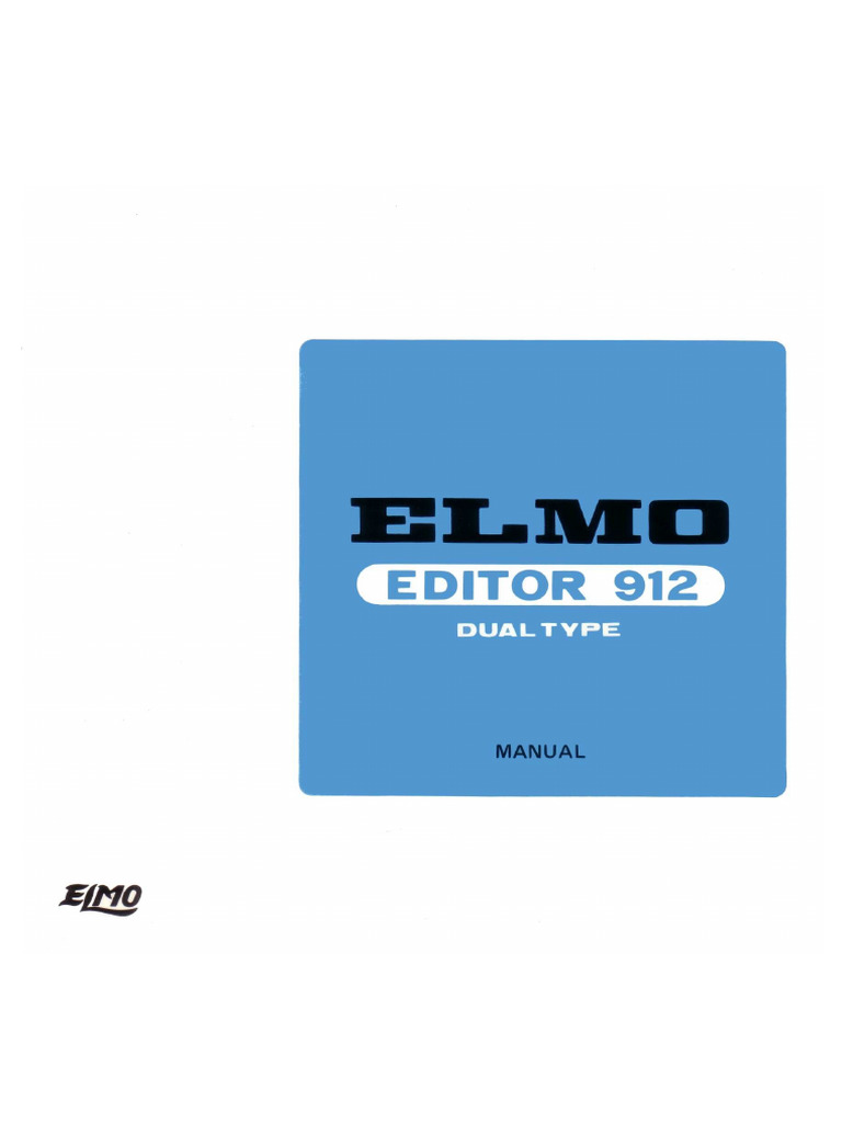 s8 Elmo Editor 912 | PDF
