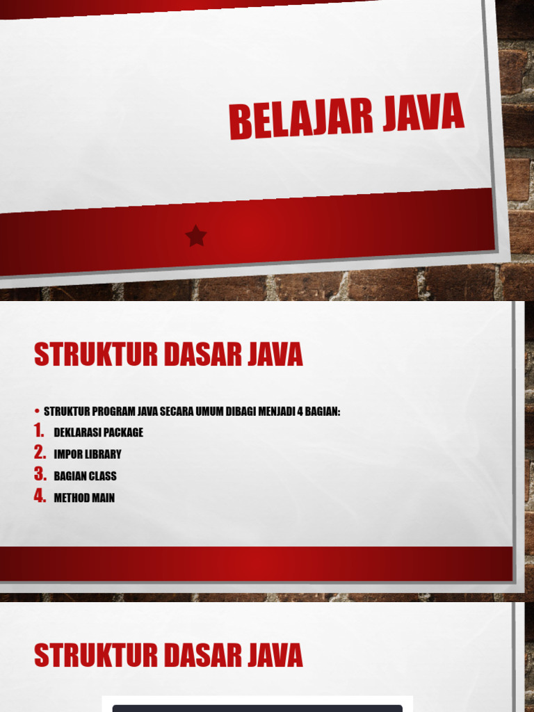 Belajar Java Part 3 | PDF