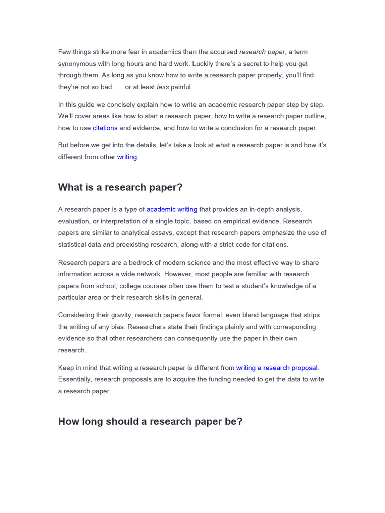 What Is A Research Paper?: Citations | PDF | Academic Publishing | Citation