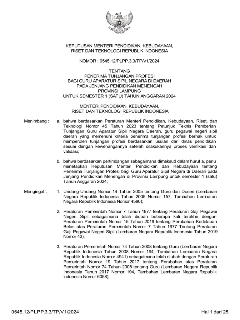 Sk-Tp-Dau-0545.12 PLPP.3.3 TP V1 2024 | PDF