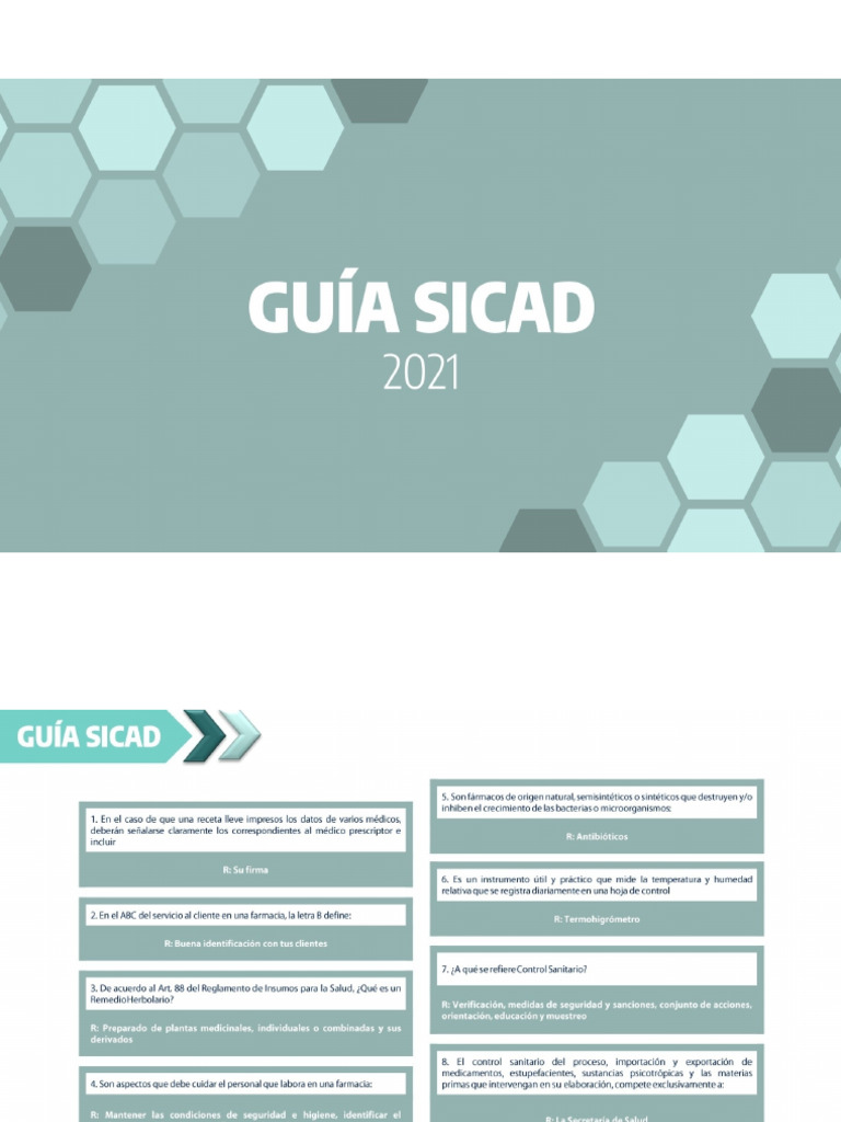 Guía Sicad 2024 | PDF