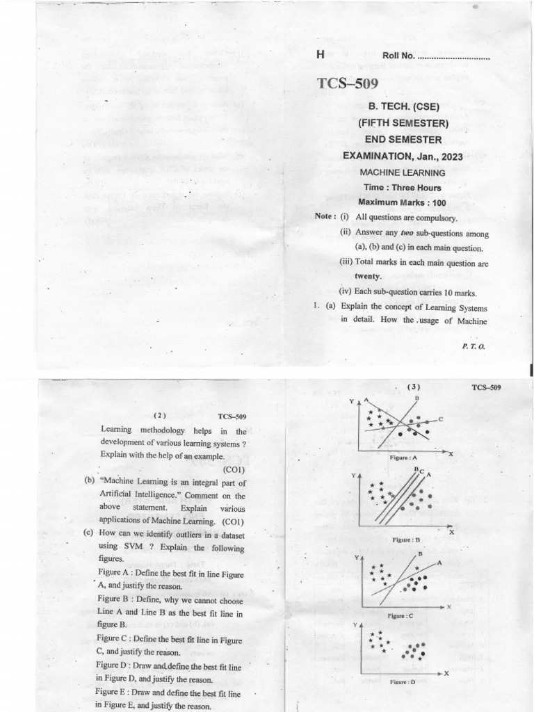 TCS 509 End 2023 | PDF