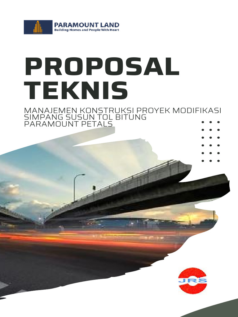 Cover Simpang Susun Tol Bitung | PDF | Teknologi & Rekayasa