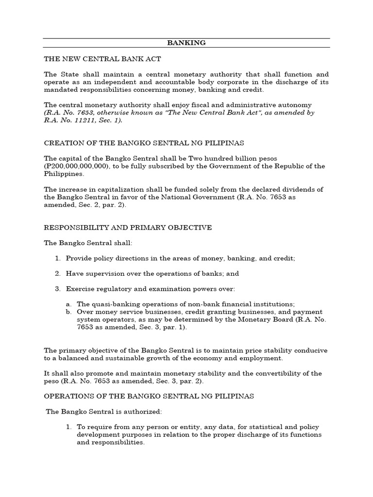 V Banking Laws Pdf Banks Loans