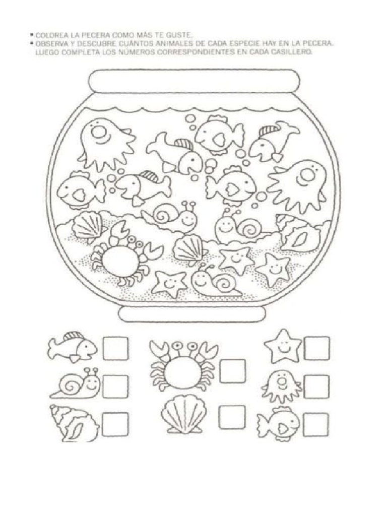 Numero Cantidad Animales Marino | PDF