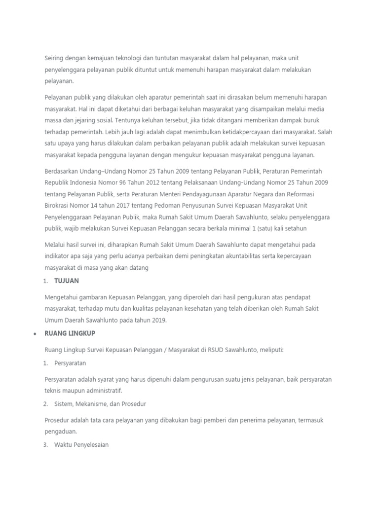 Contoh Lap SKM Rsud | PDF