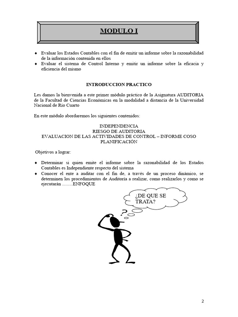 CLASE-AUDITORIA-PLANEAMIENTO,CONTROL INTERNO,RIESGOS.CASOS PRACTICOS (4) | PDF | Auditoría ...