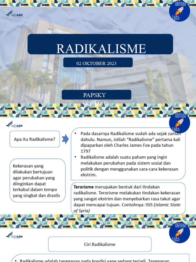 Memahami Radikalisme dan Terorisme | PDF | Ilmu Sosial