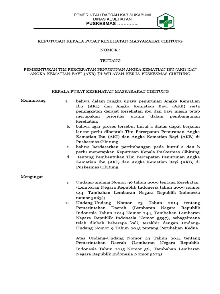 SK Tim Penurunan Aki Akb | PDF