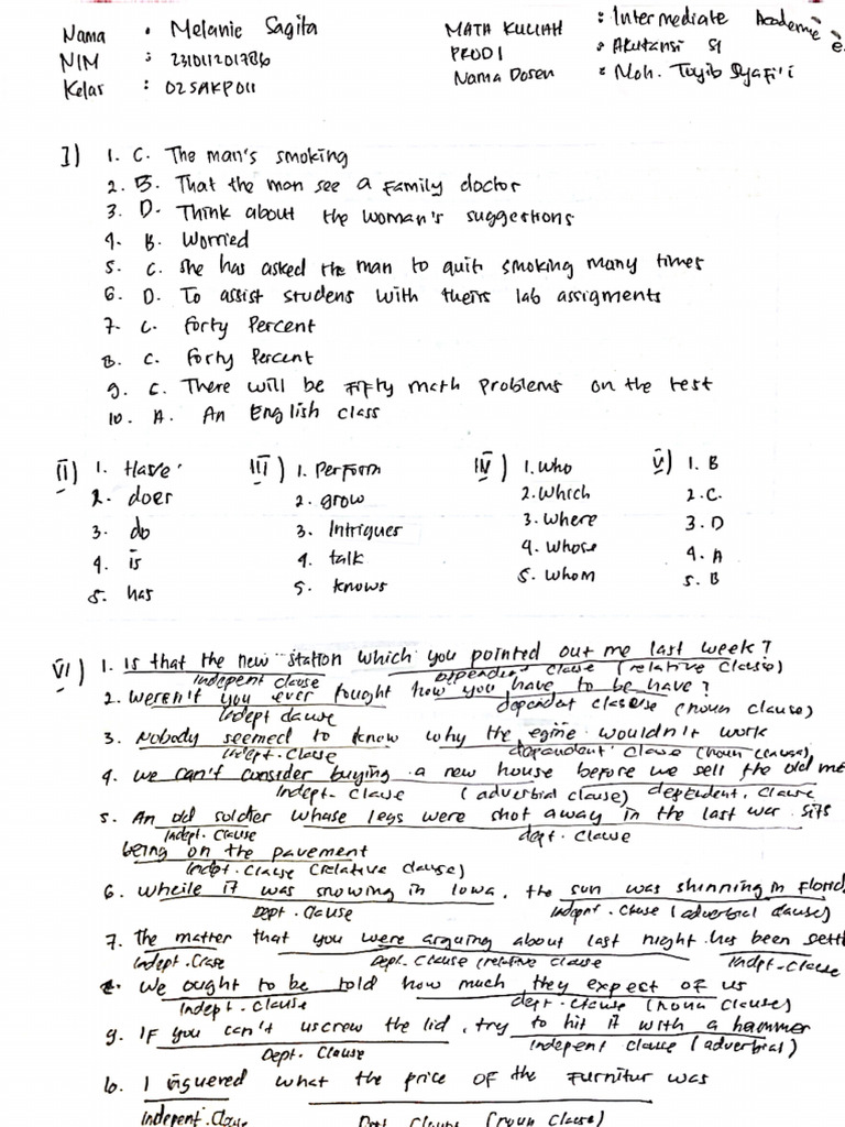 Melanie Sagita - Uts - English | PDF