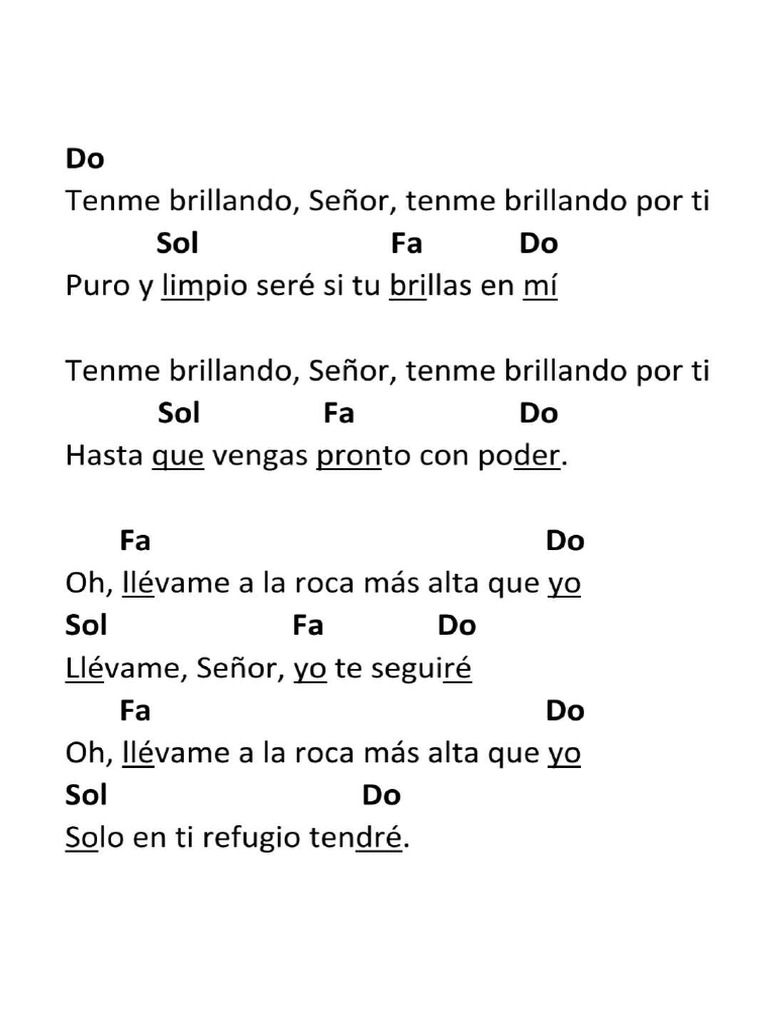Corito Tenme Brillando | PDF