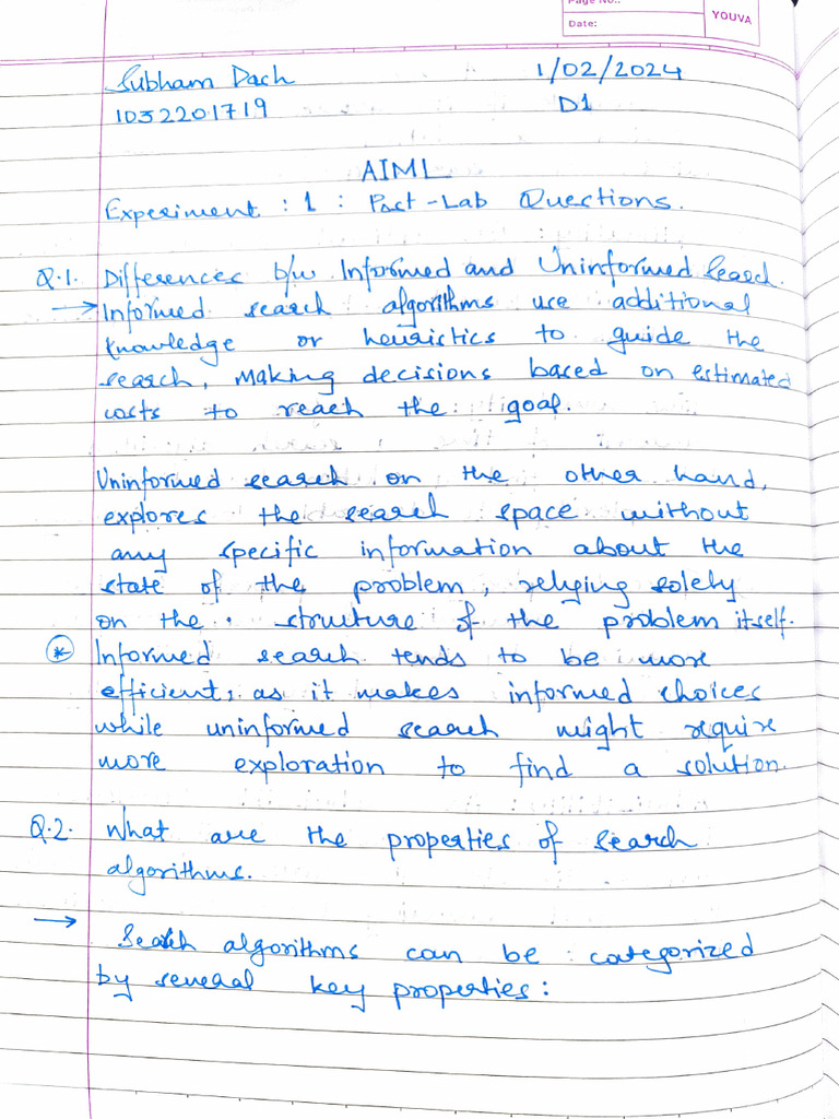 AIML 1 Post-Lab 1 | PDF