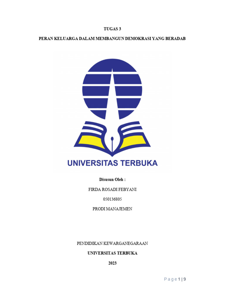 Tugas 3 PKN | PDF | Ilmu Sosial