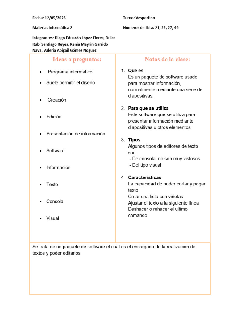 Metodo Cornell 1 II | PDF | Software | Hoja de cálculo