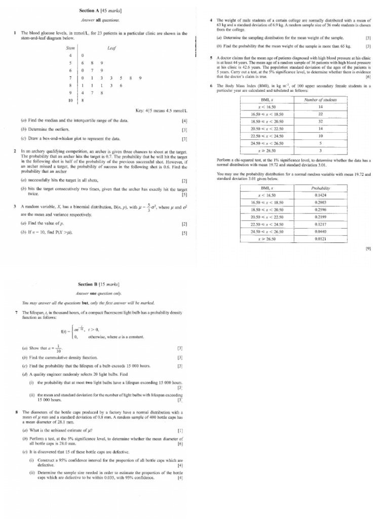 Mathematics T Sem 3 2019 | PDF
