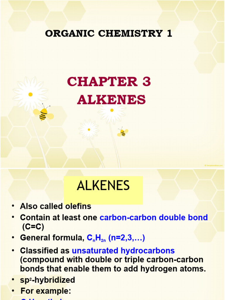 Alkenes | PDF | Alkene | Chemical Polarity