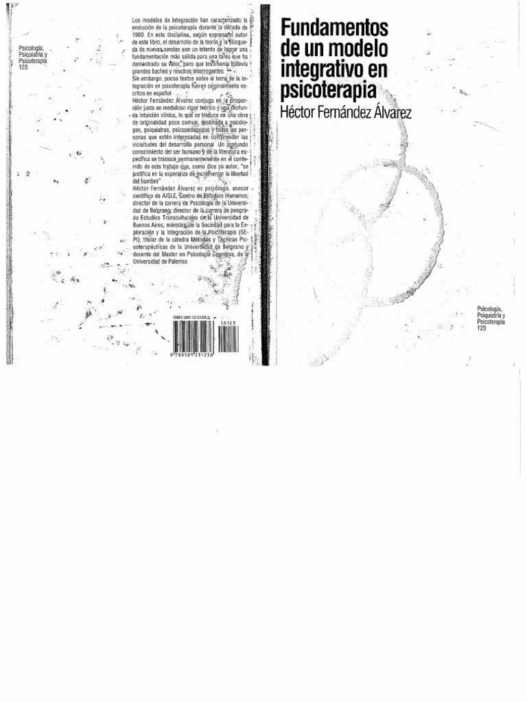 Fundamentos de Un Modelo Integrativo | PDF
