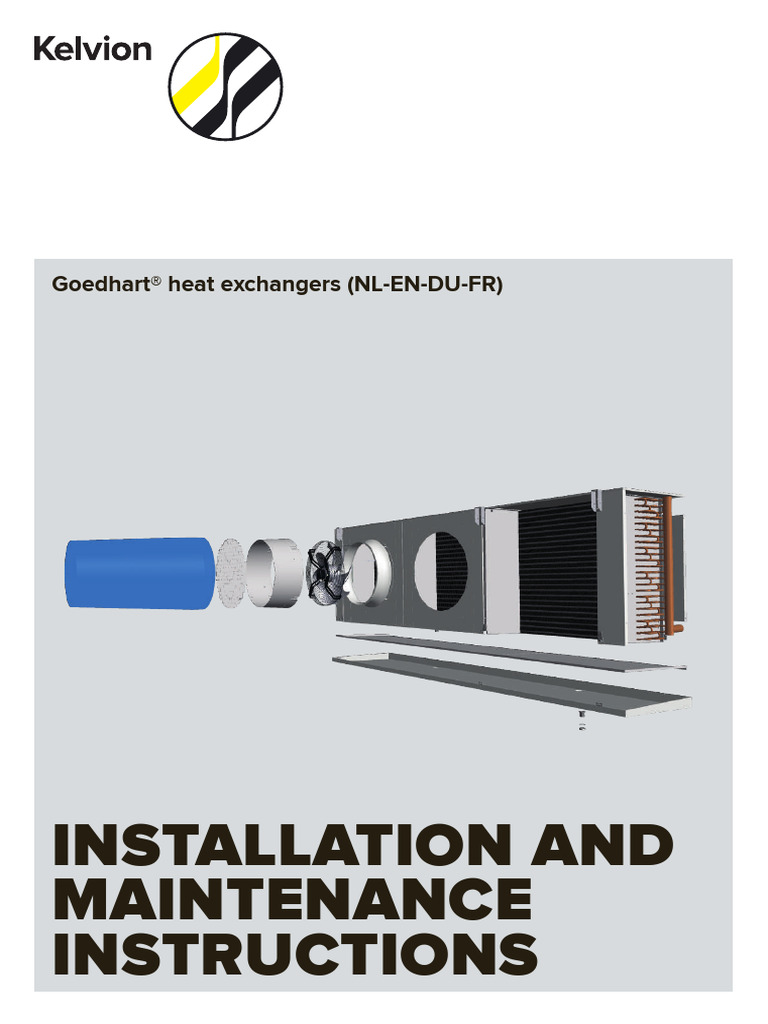 Kelvion - Operation Manual | PDF | Heat Exchanger | Heat