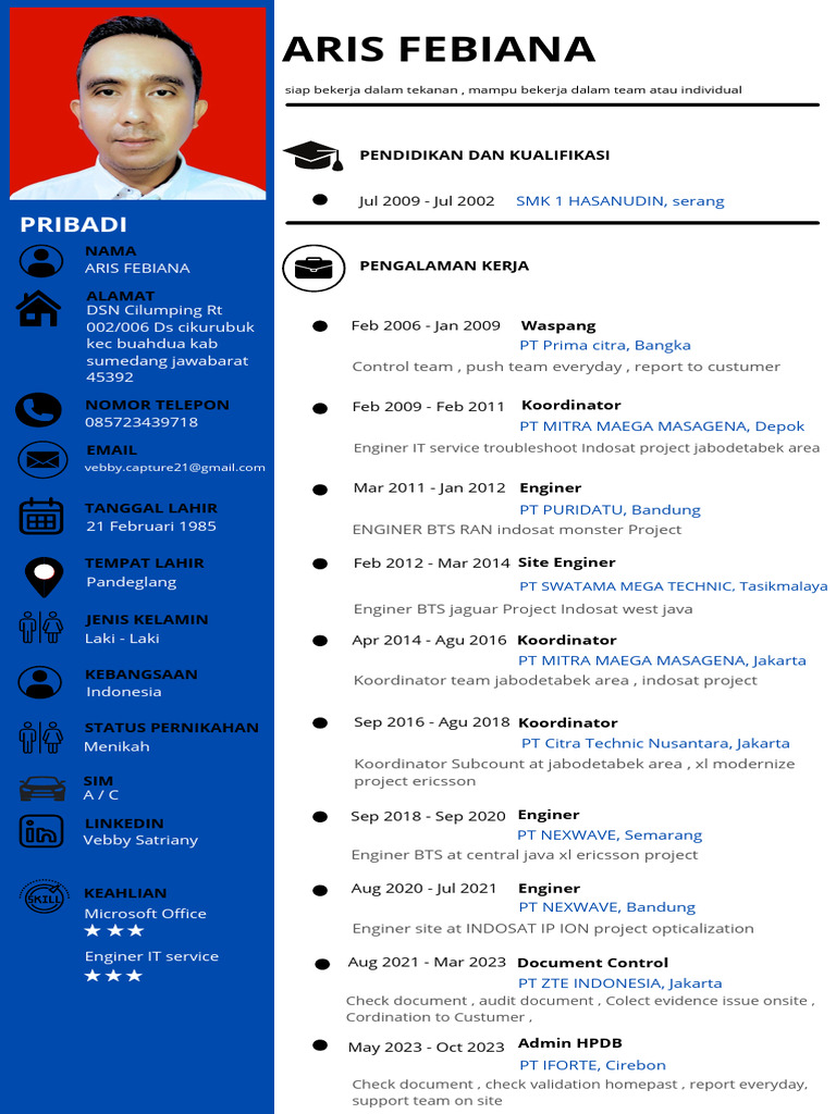 CV Aris Febiana | PDF