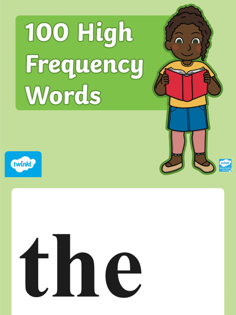 T L 4518 100 Highfrequency Words Powerpoint Presentation Ver 1 | PDF ...