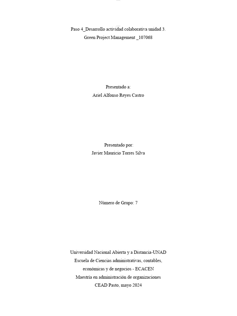 Paso 3 | PDF | Pequeñas y medianas empresas | Iniciativa empresarial